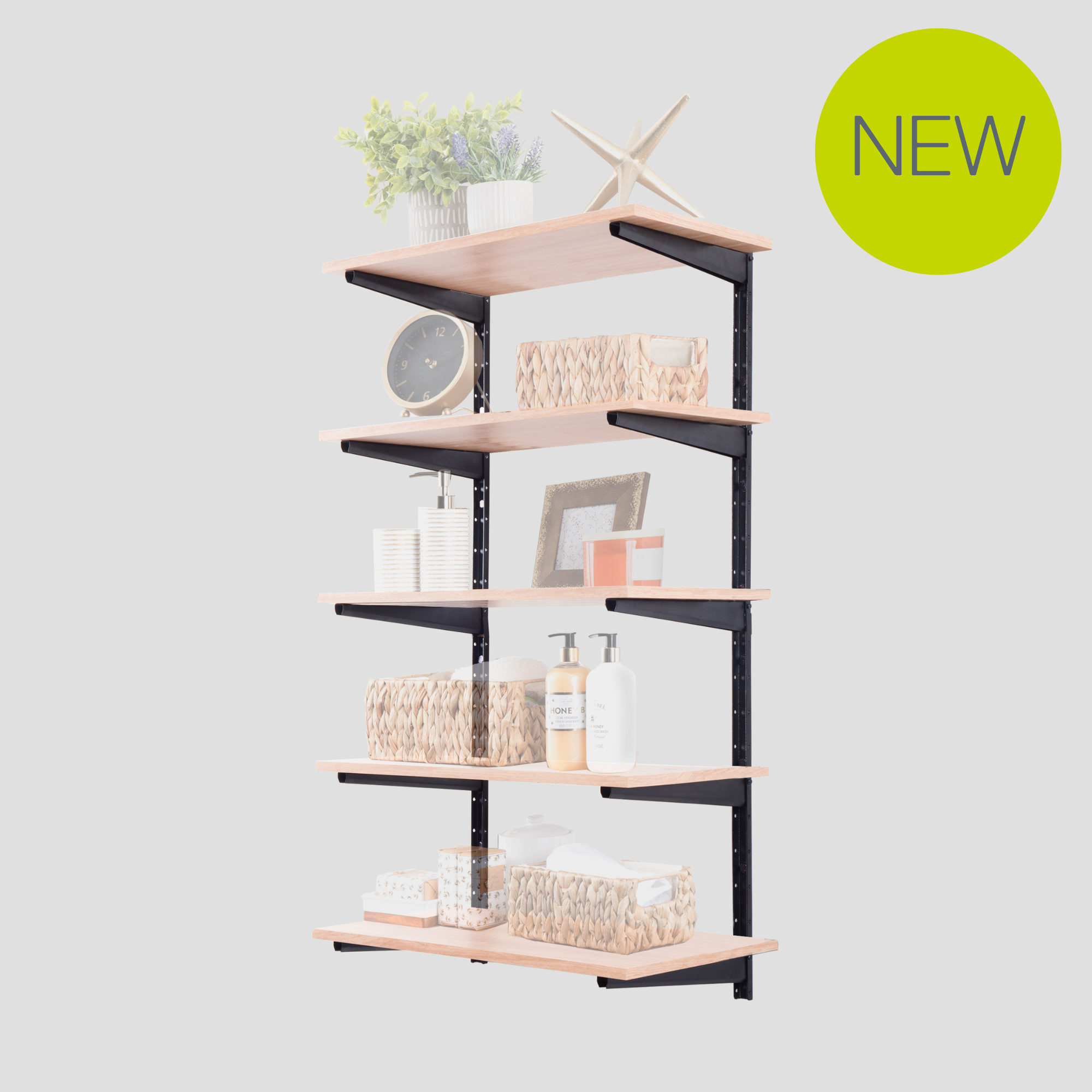 Heavy Duty Indoor Shelving Kit - 5-Tier – Delta Cycle